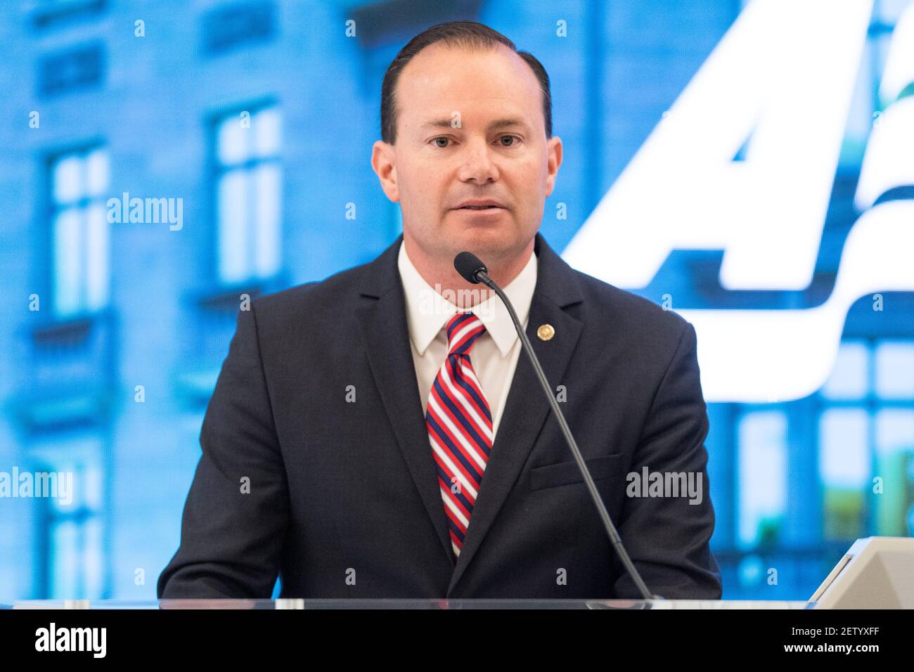 Senator Mike Lee (R-Utah) at the American Enterprise Institute in ...