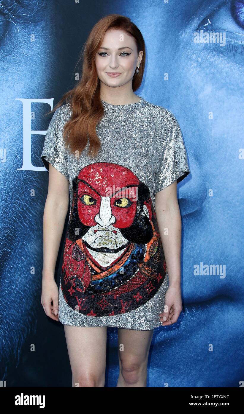 Actress Sophie Turner at the Los Angeles Premiere for The Seventh ...
