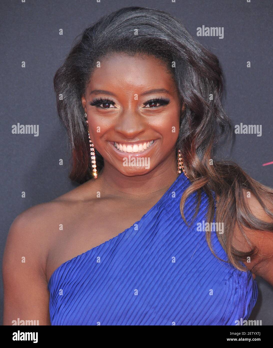 Simone Biles arrives at The 2017 ESPYS held at the Microsoft Theater in ...
