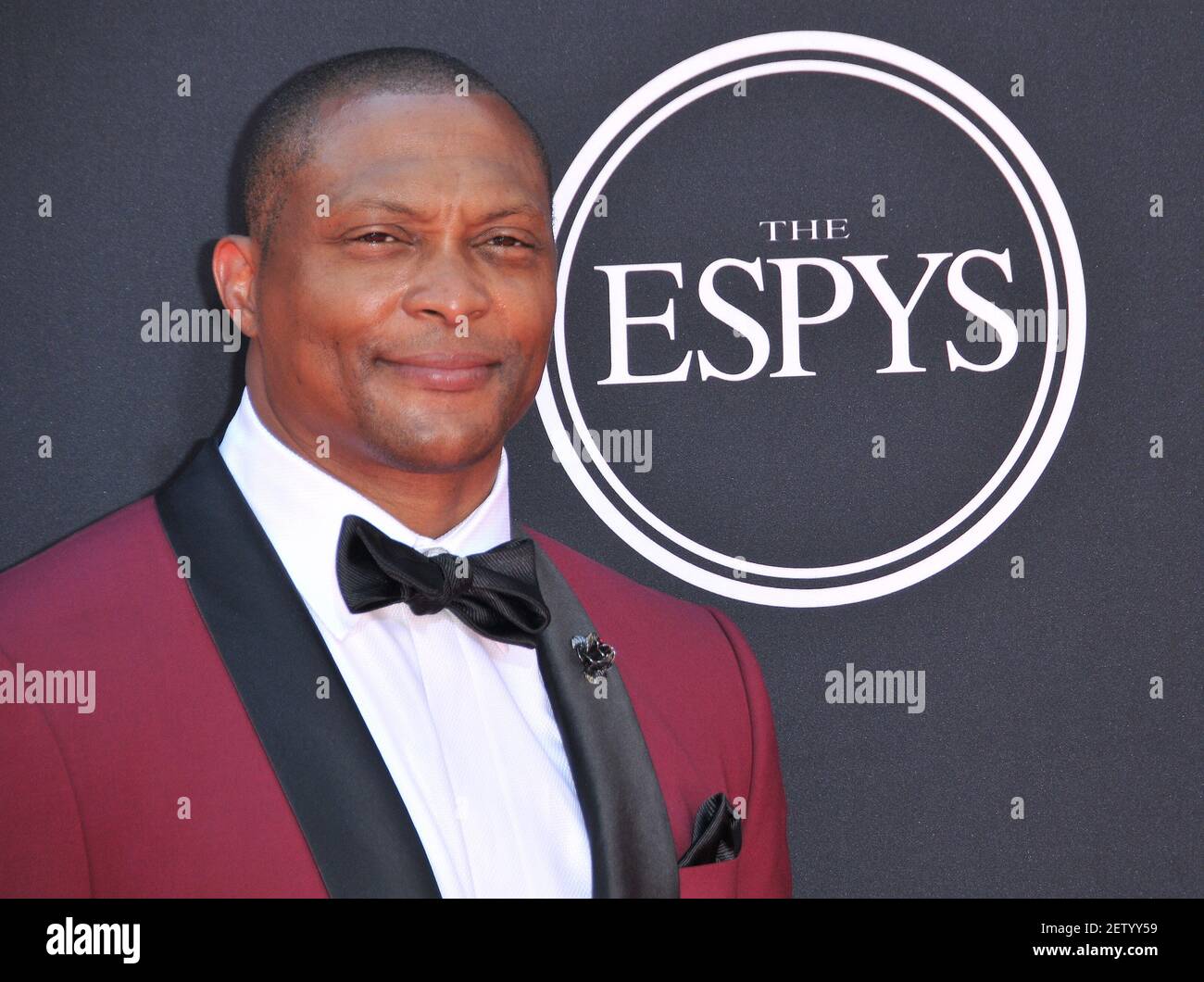 Eddie George arrives at The 2017 ESPYS held at the Microsoft Theater in ...
