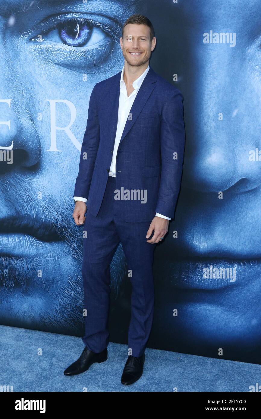 Actor Tom Hopper at the Los Angeles Premiere for The Seventh Season Of ...