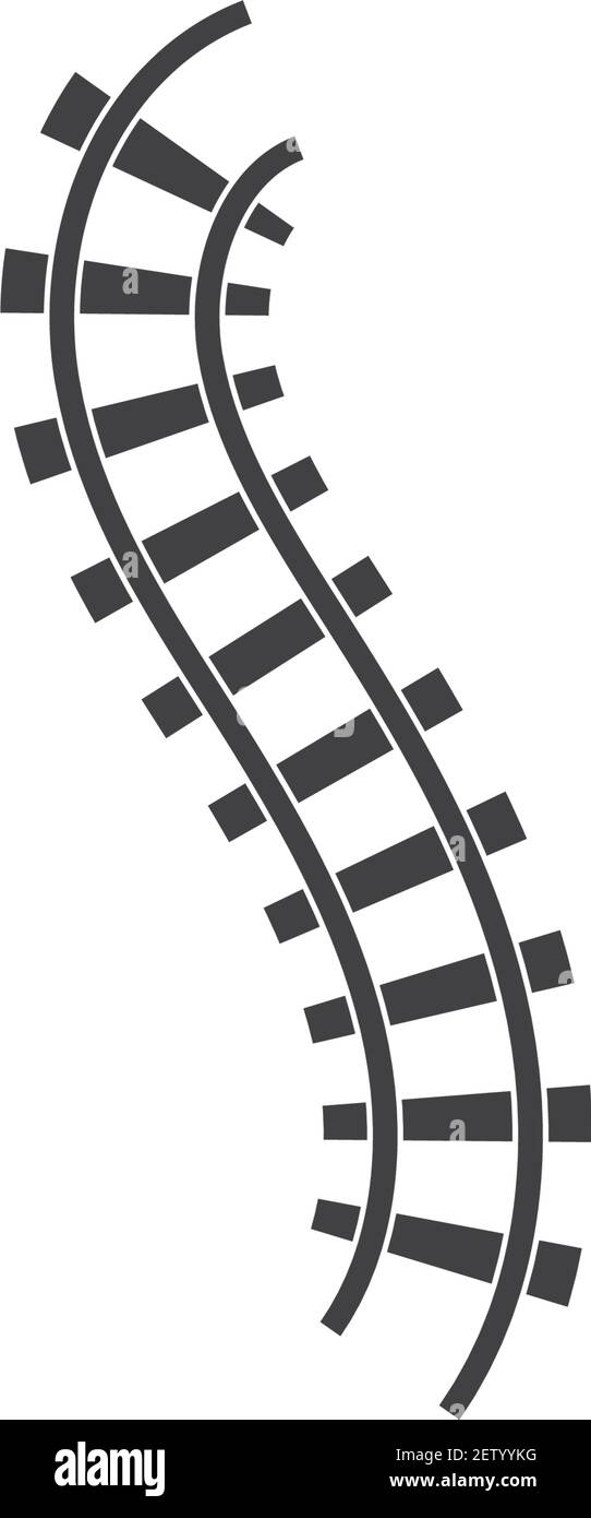 Winding train Stock Vector Images - Alamy