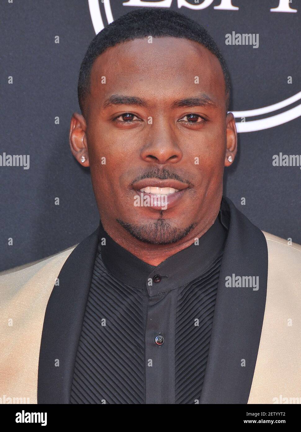 Andrew Hawkins arrives at The 2017 ESPYS held at the Microsoft Theater ...