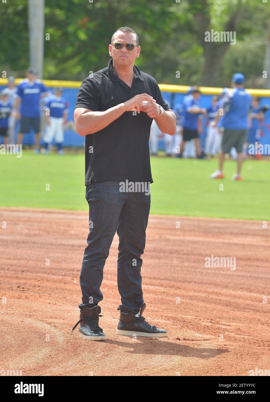 Alex Rodriguez (A-Rod) attends the All-Star Week Legacy Project with A ...
