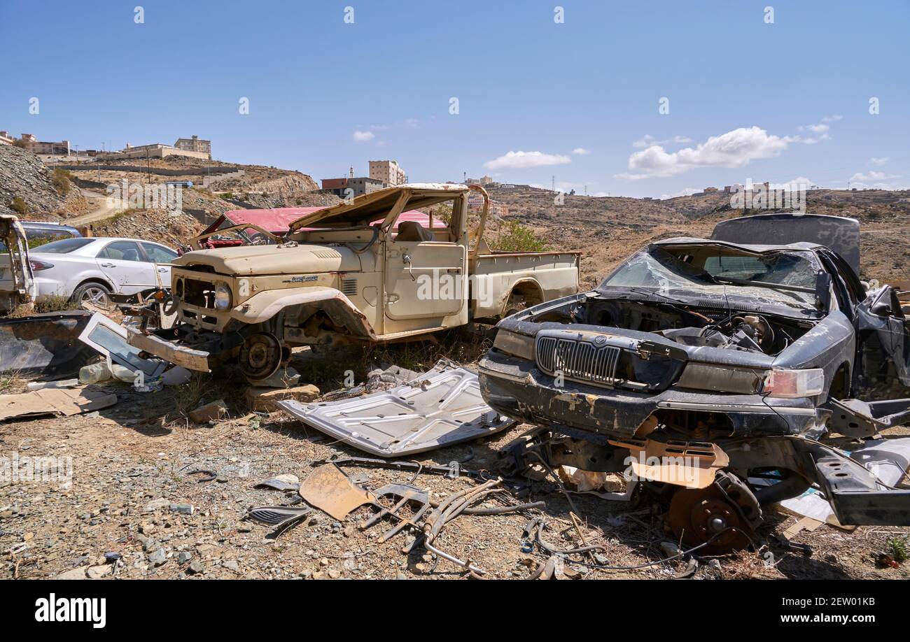 Scrapping in Saudi Arabia Stock Photo - Alamy