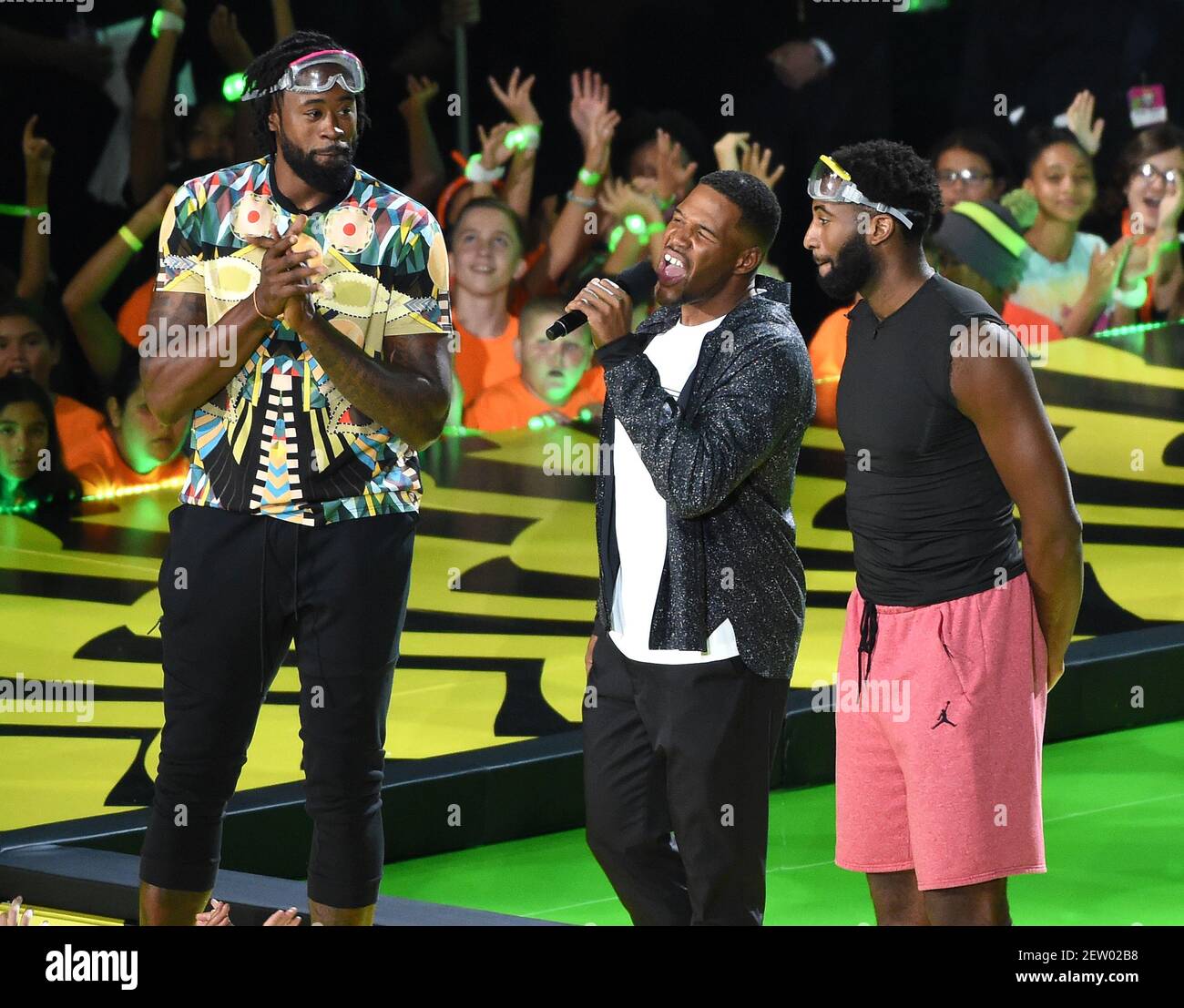 LOS ANGELES - JULY 13: (L-R) NBA player DeAndre Jordan, TV personality ...