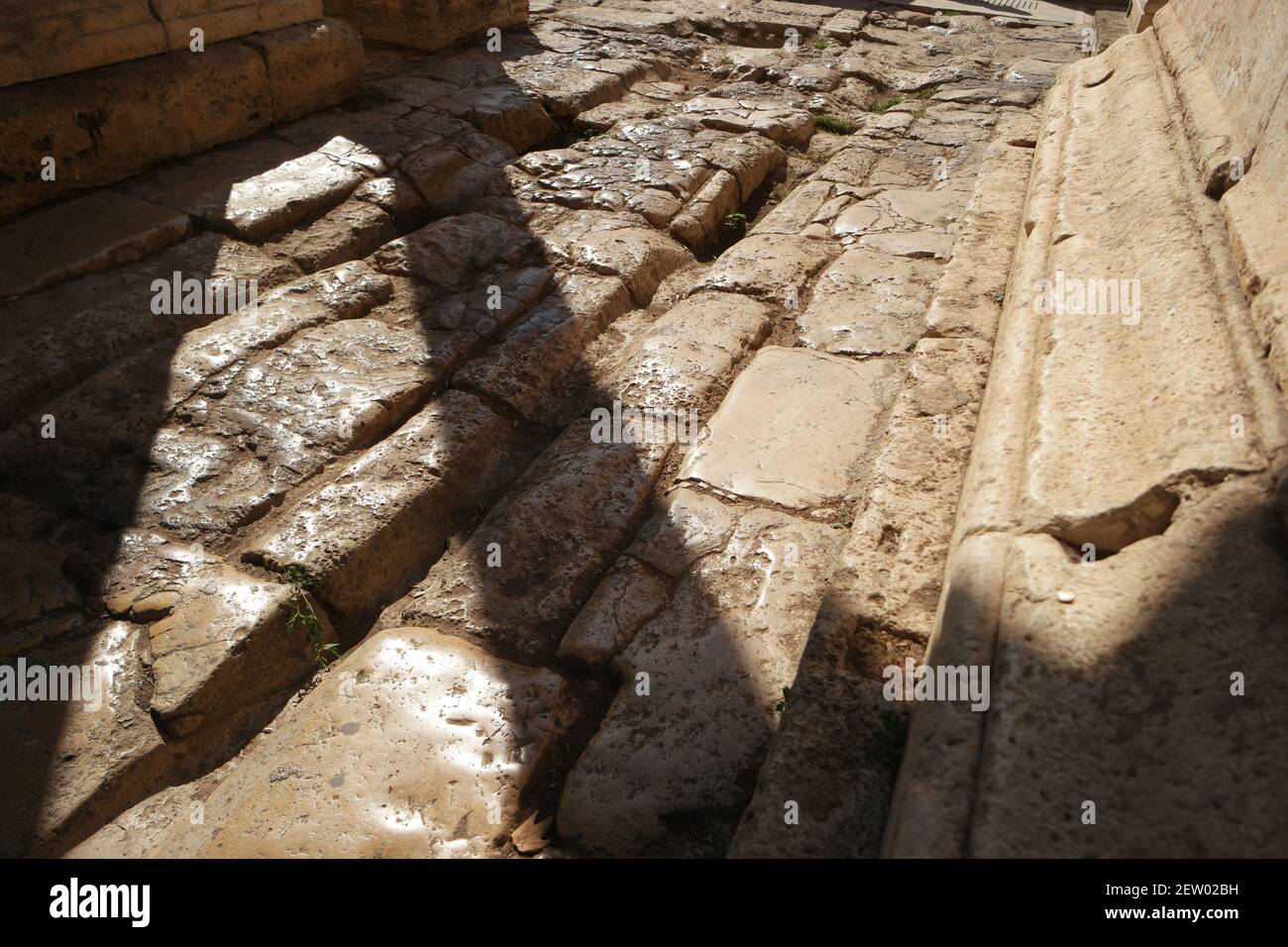 Block pavement of an ancient street Stock Photo - Alamy