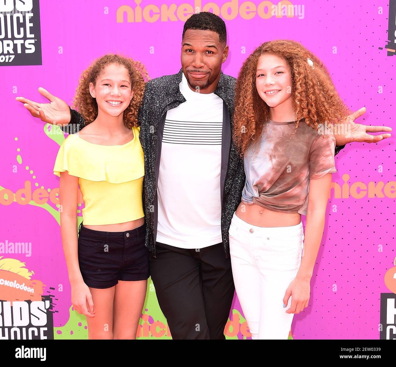 LOS ANGELES - JULY 13: Michael Strahan at Nickelodeon's Kids Choice Sports 2017 at Pauley ...