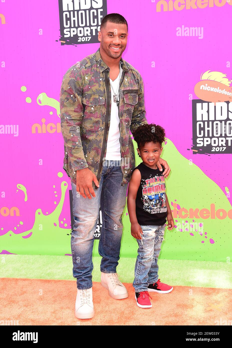 LOS ANGELES - JULY 13: Russell Wilson at Nickelodeon's Kids Choice ...