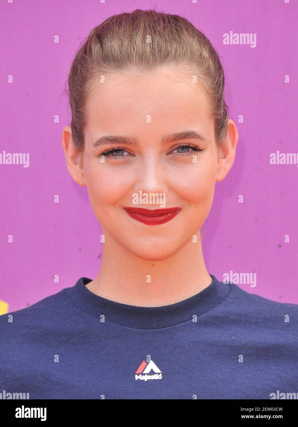 MaeMae Renfrow arrives at the Nickelodeon Kids' Choice Sports Awards ...