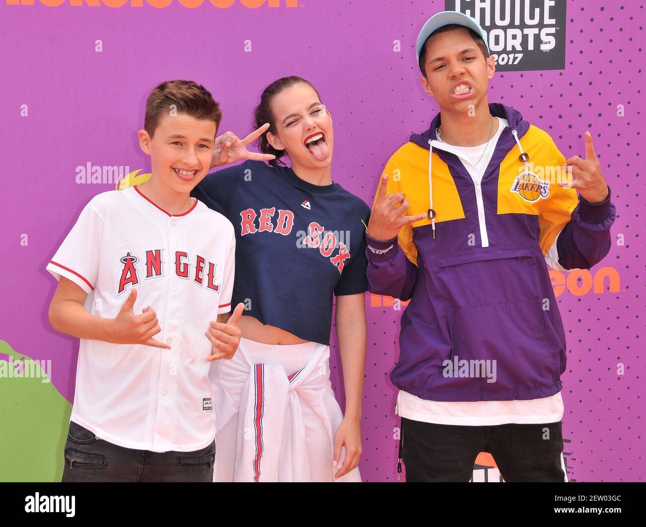 (L-R) "Hunter Street" Cast - Daan Creyghton, MaeMae Renfrow and Stony ...