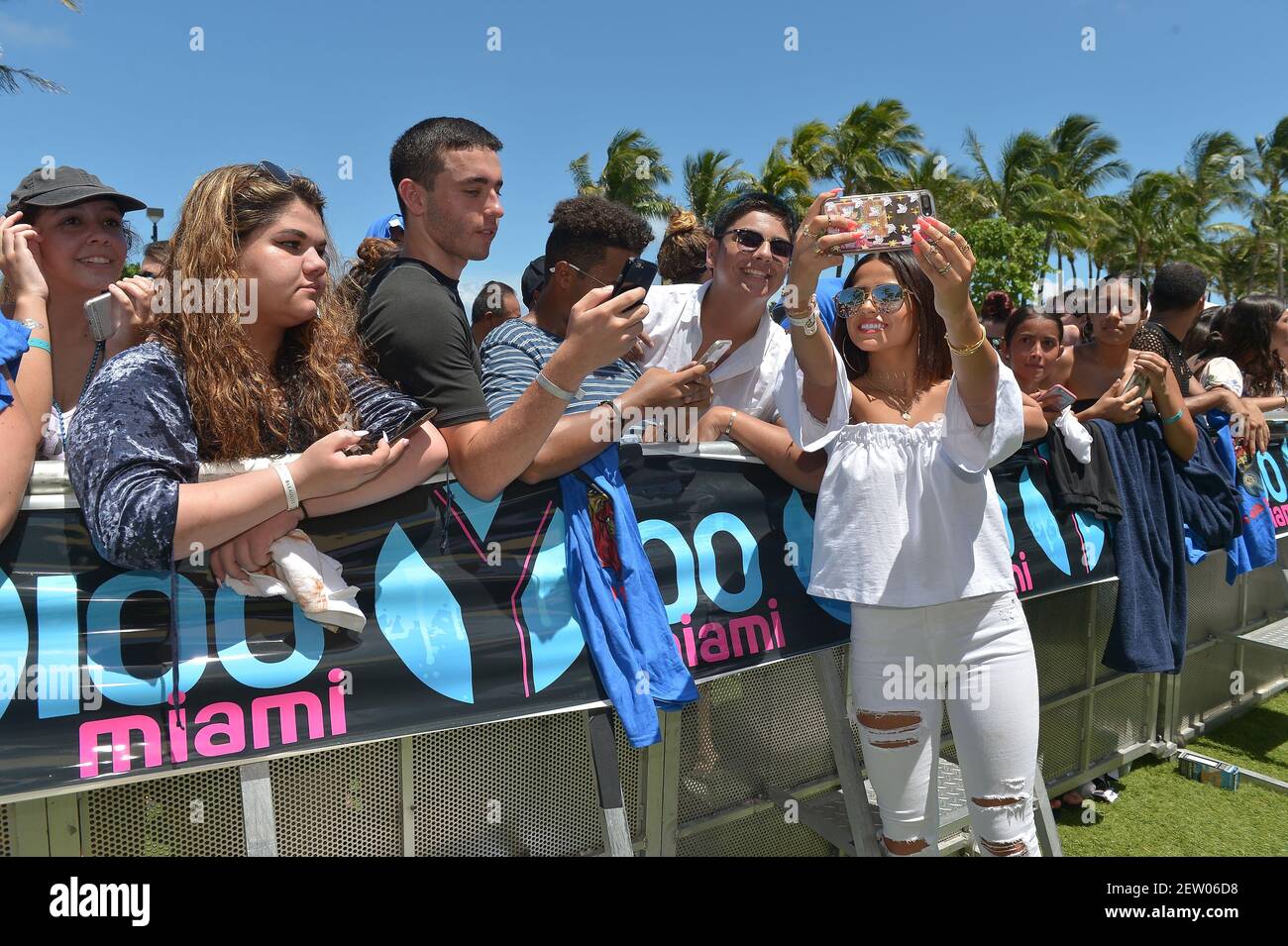 Becky G attends Y100 Mack-A-Poolooza summer pool party at Fontainebleau ...