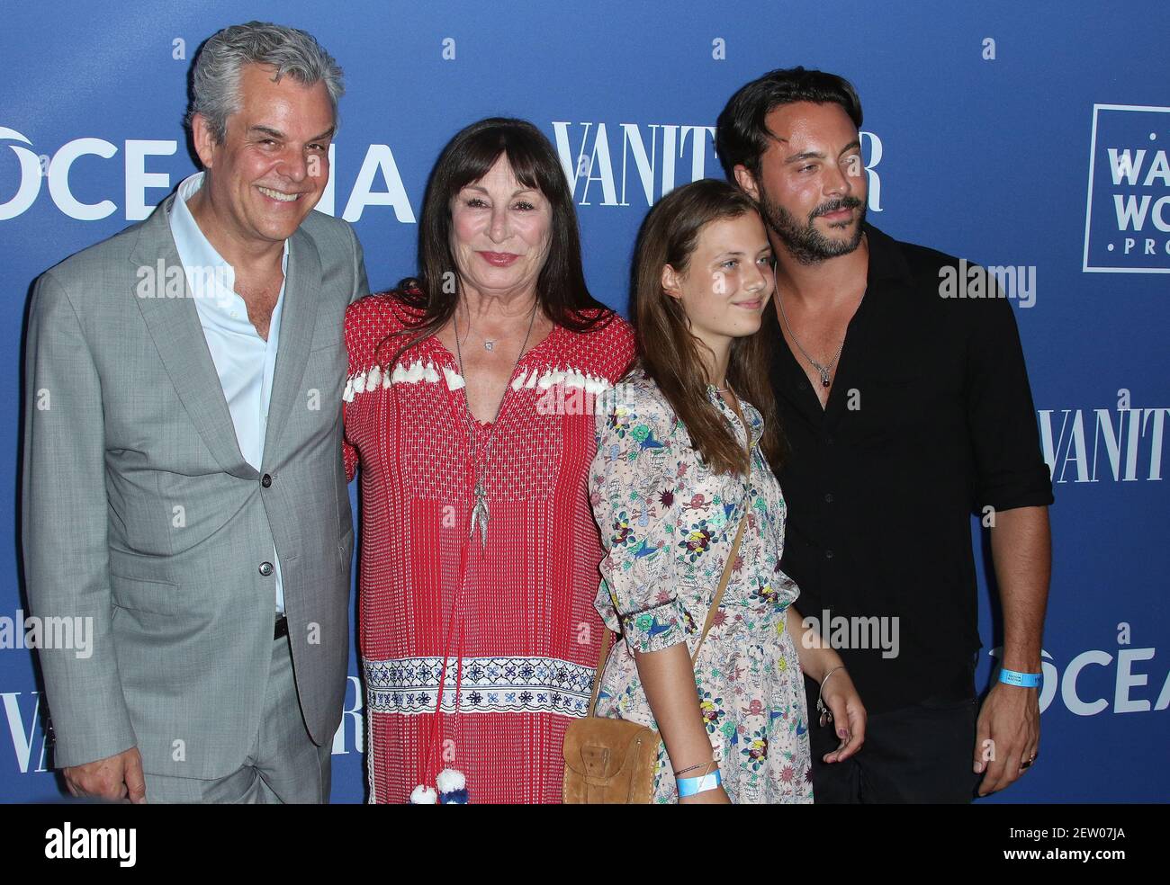 Danny Huston, Anjelica Huston, Stella Huston and Jack Huston at Oceana ...