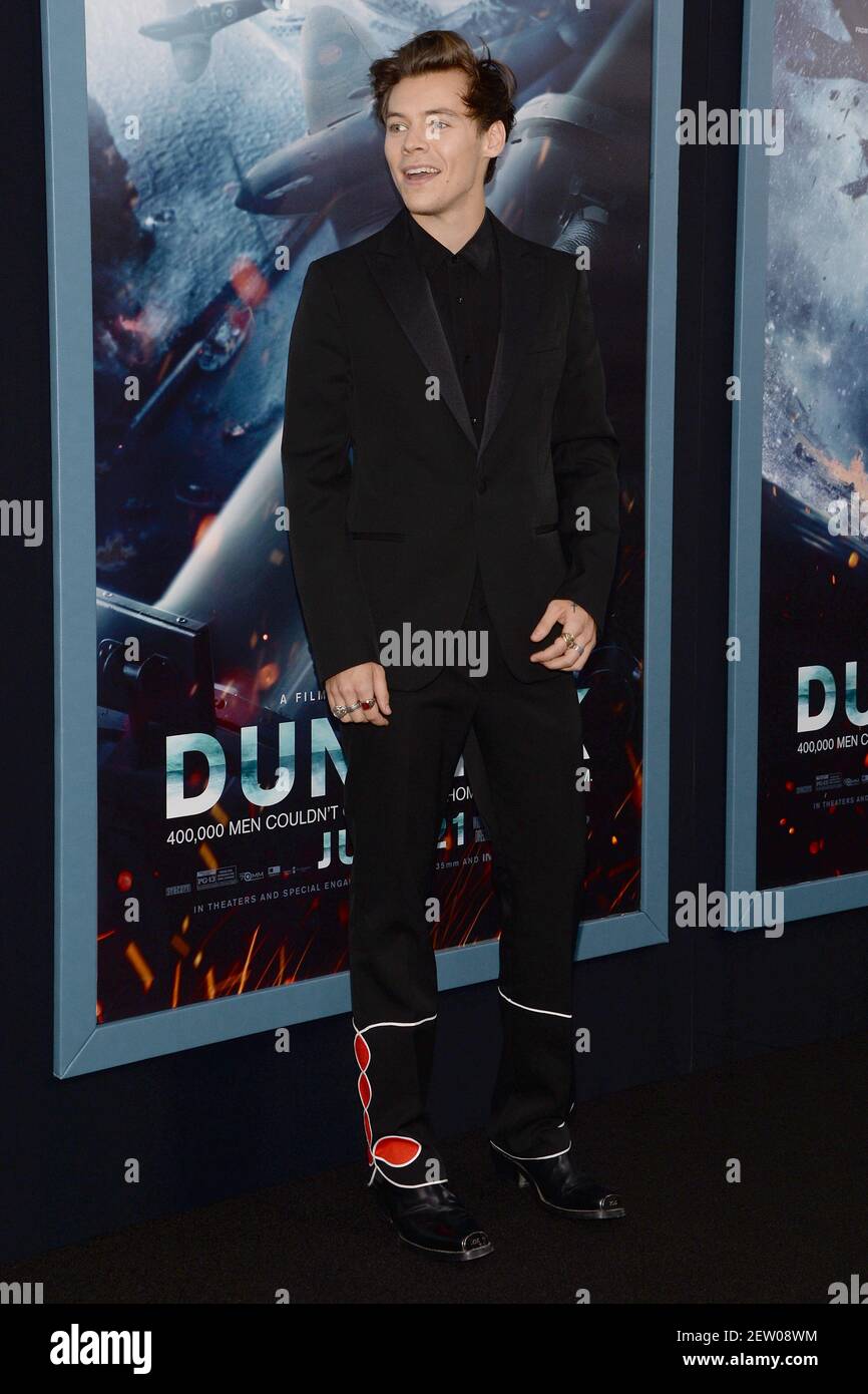 Singer-Actor Harry Styles attends the "DUNKIRK" US Premiere at the AMC ...