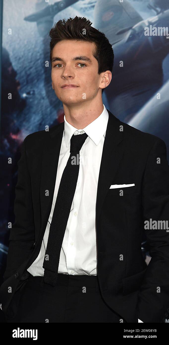 actor Fionn Whitehead attends the "Dunkirk" US Premiere on July 18 ...
