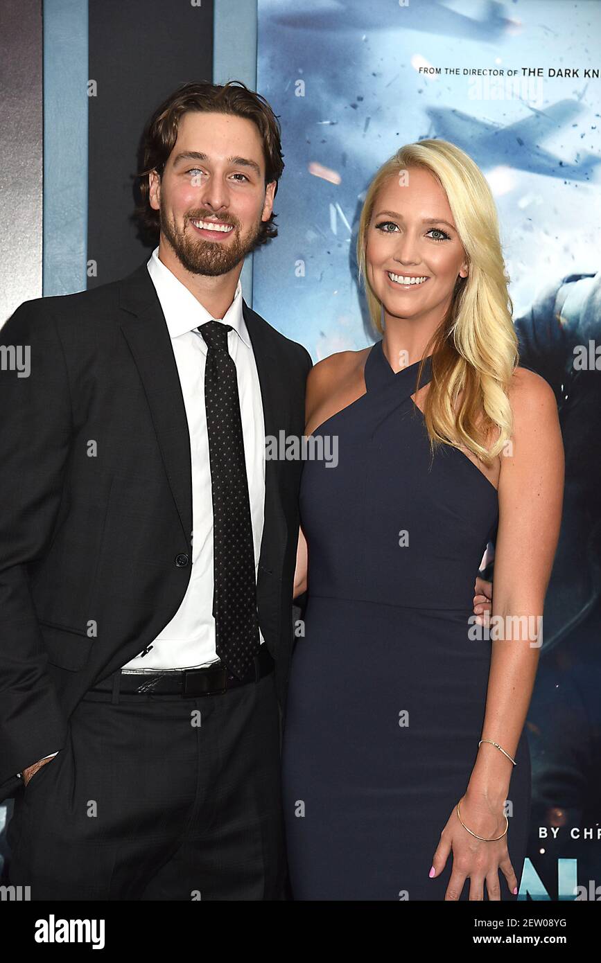 New Jersey Devils hockey player Keith Kinkaid and Ashley Brewer attends ...