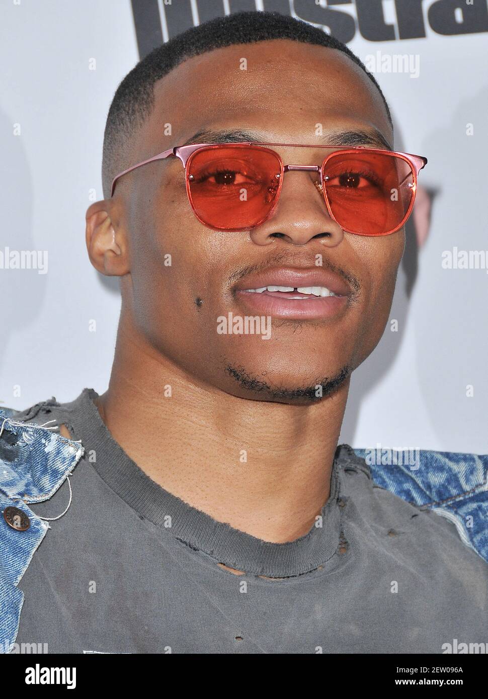 Russell Westbrook arrives at the 2017 Sports Illustrated Fashionable 50 ...