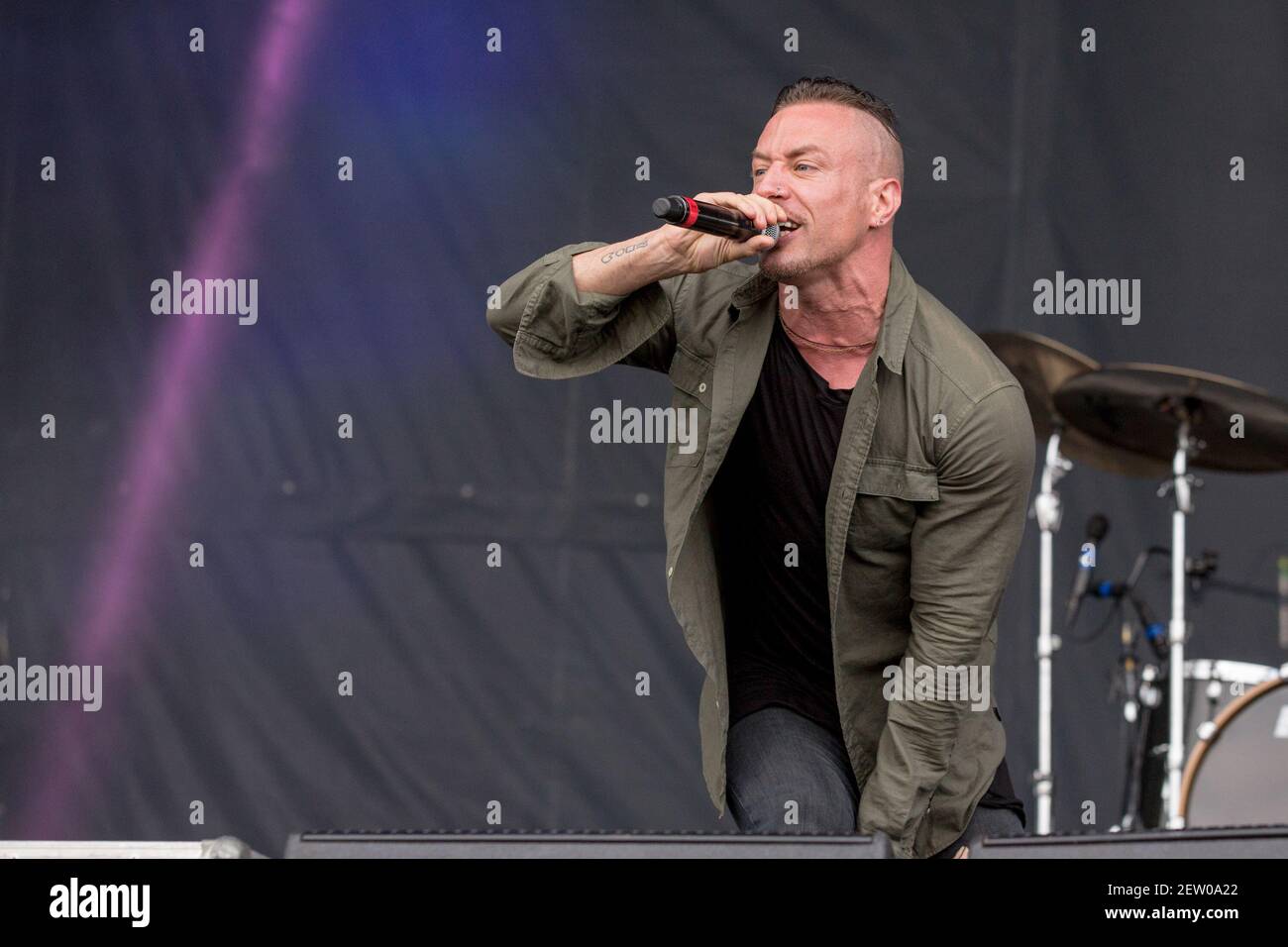 Greg Puciato of The Dillinger Escape Plan during Chicago Open Air Music ...