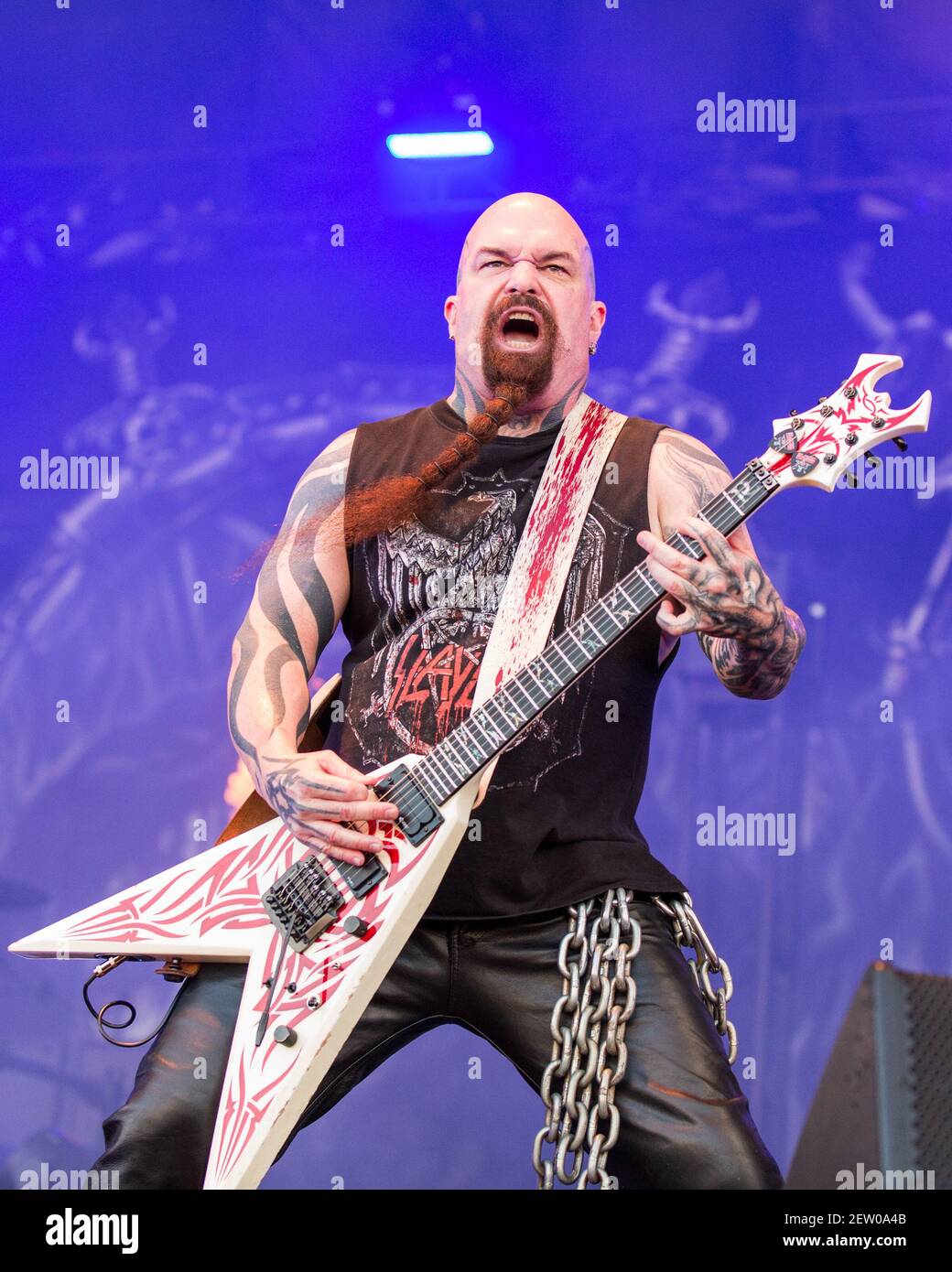 Kerry King of Slayer during Chicago Open Air Music Festival at Toyota ...