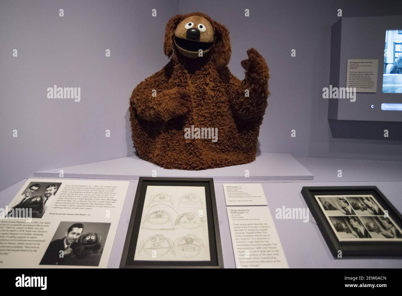 A Rowlf puppet and infirmational display about the the character's ...