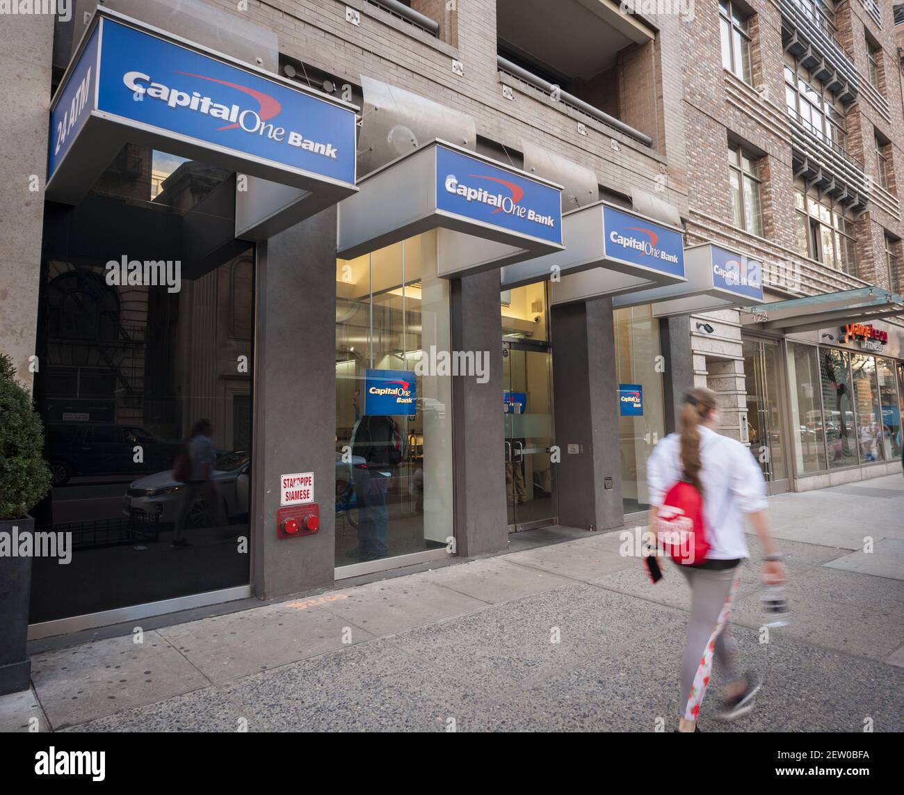 A branch of Capital One Bank in New York on Friday, February 24, 2017 ...