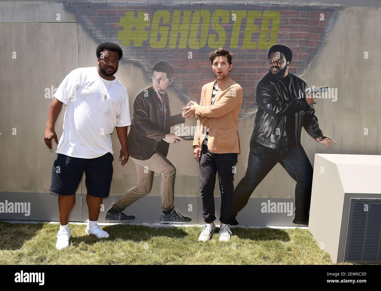 SAN DIEGO - JULY 20: Cast members Adam Scott and Craig Robinson of FOX ...