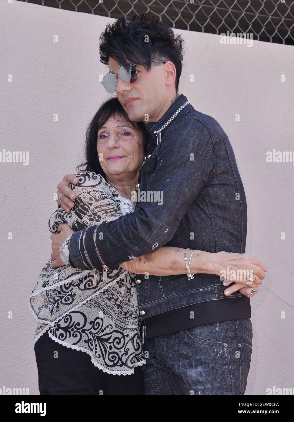 (L-R) Dimitra Sarantakos and Son Criss Angel at the Criss Angel Honored ...