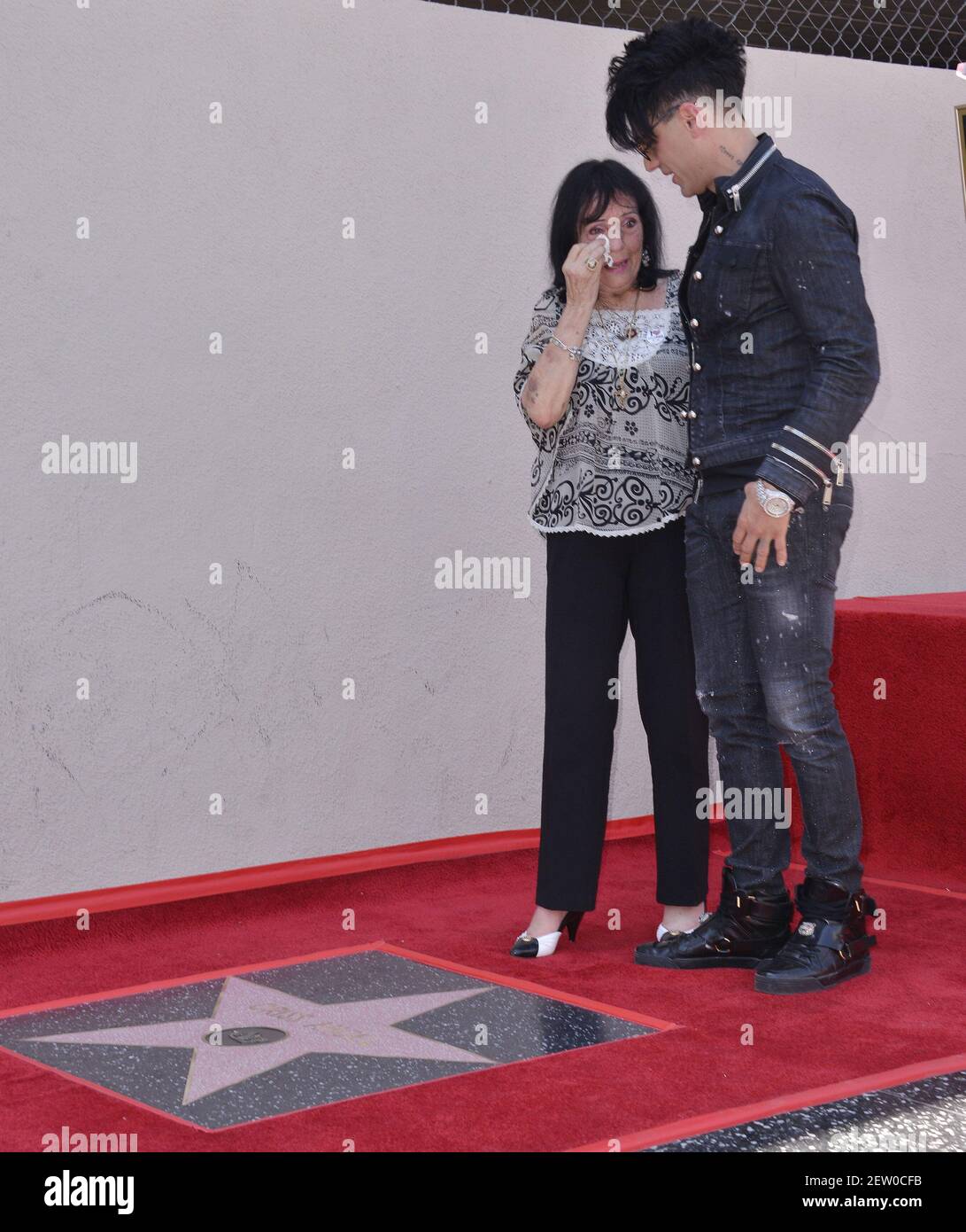 (L-R) Dimitra Sarantakos and Son Criss Angel at the Criss Angel Honored ...
