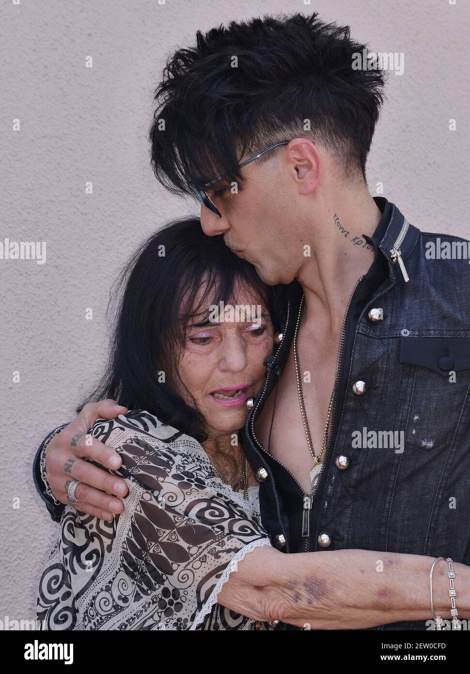 (L-R) Dimitra Sarantakos and Son Criss Angel at the Criss Angel Honored ...