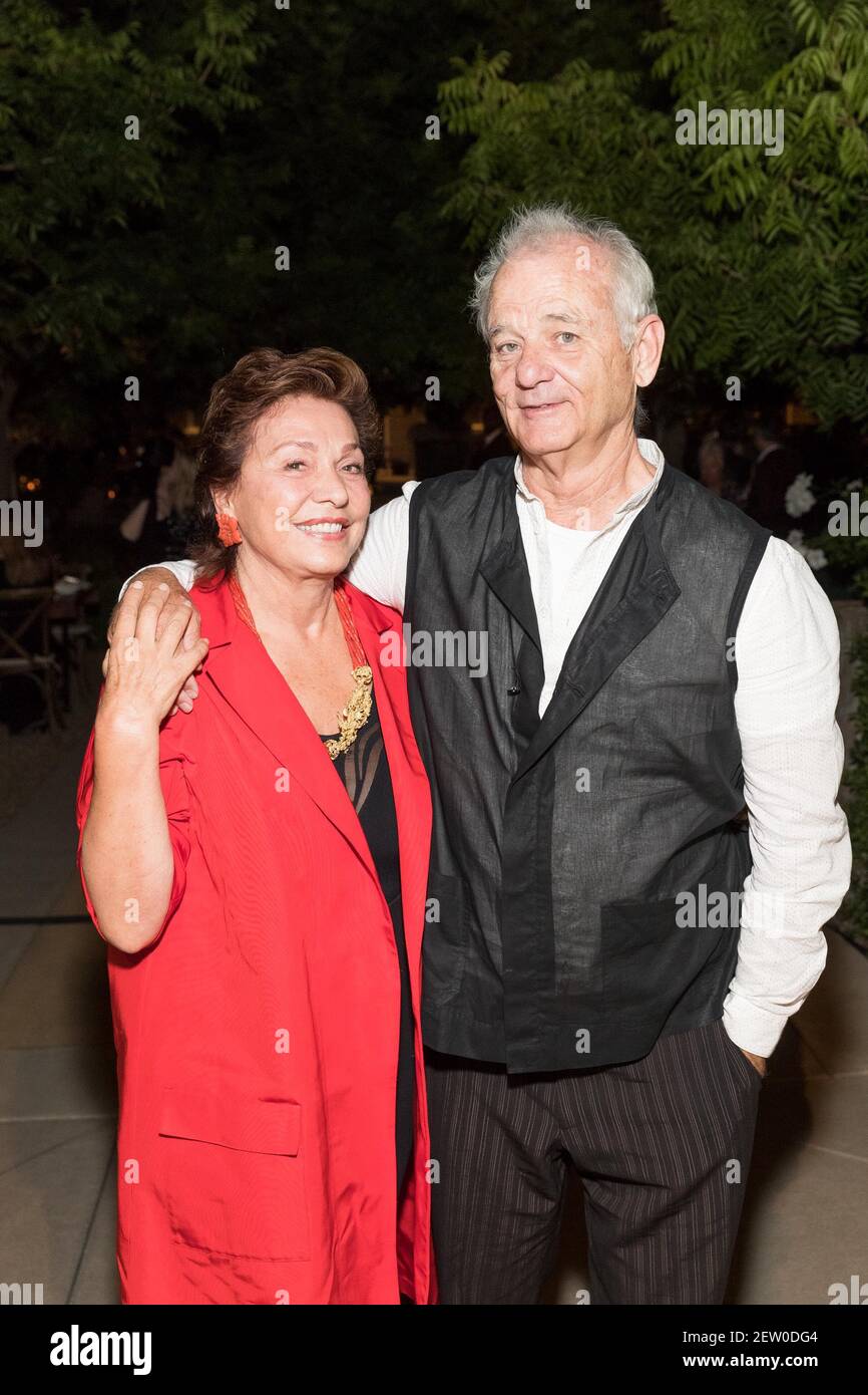 St. Helena, California - July 20 - Maria Manetti Shrem and Bill Murray ...