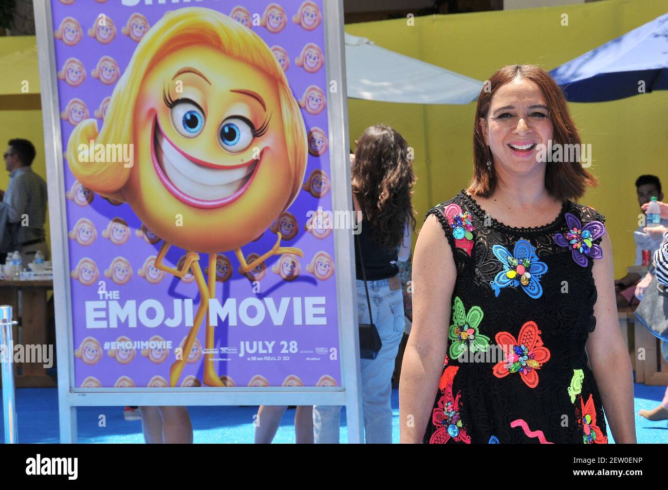 Maya Rudolph arrives at "The Emoji Movie" Los Angeles Premiere held at ...