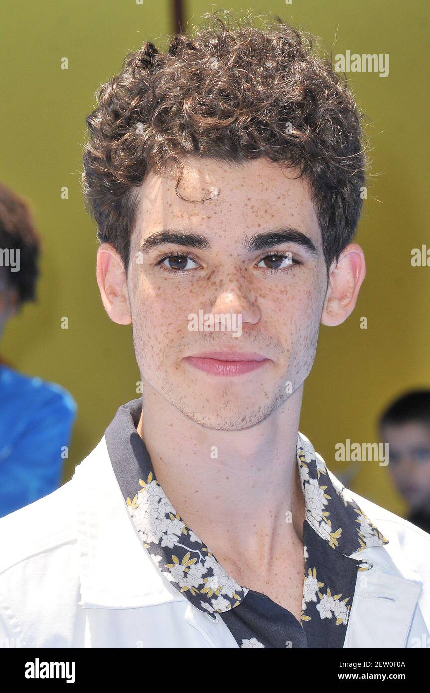 Cameron Boyce arrives at "The Emoji Movie" Los Angeles Premiere held at ...