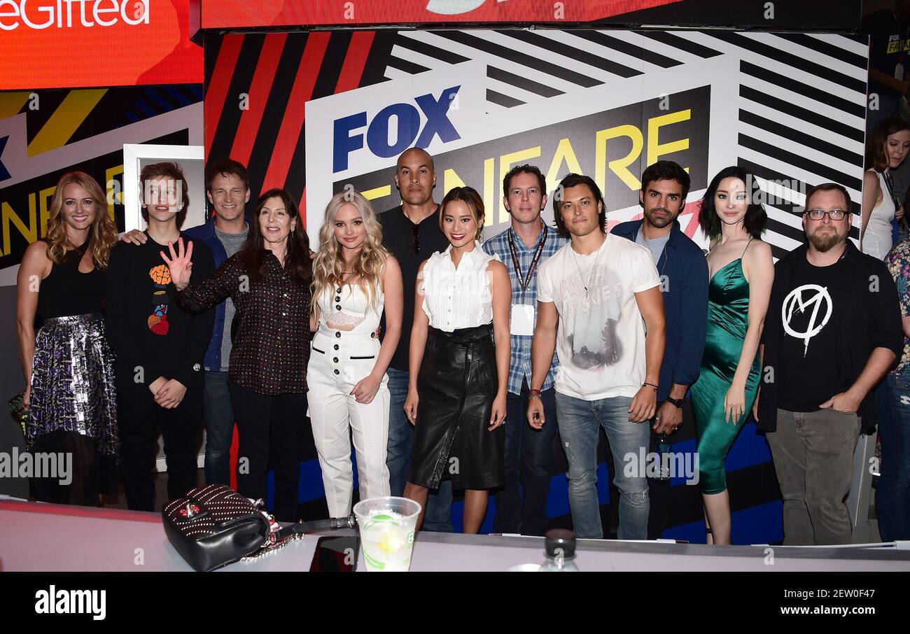 FOX FANFARE AT SAN DIEGO COMIC-CON © 2017: L-R: THE GIFTED cast members ...