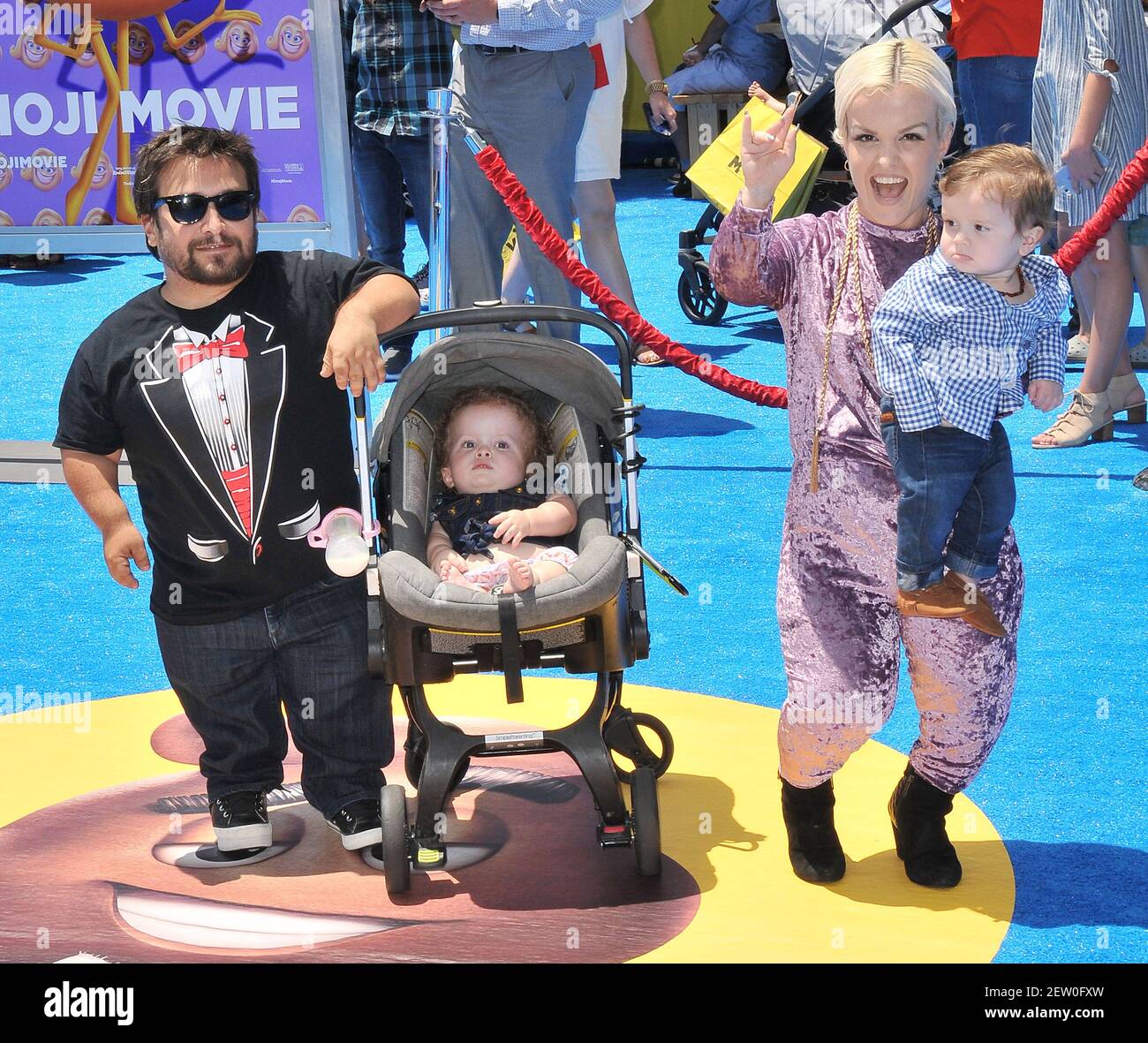(L-R) Joe Gnoffo, Penelope Charlevoix Gnoffo, Grayson Gnoffo and Terra ...