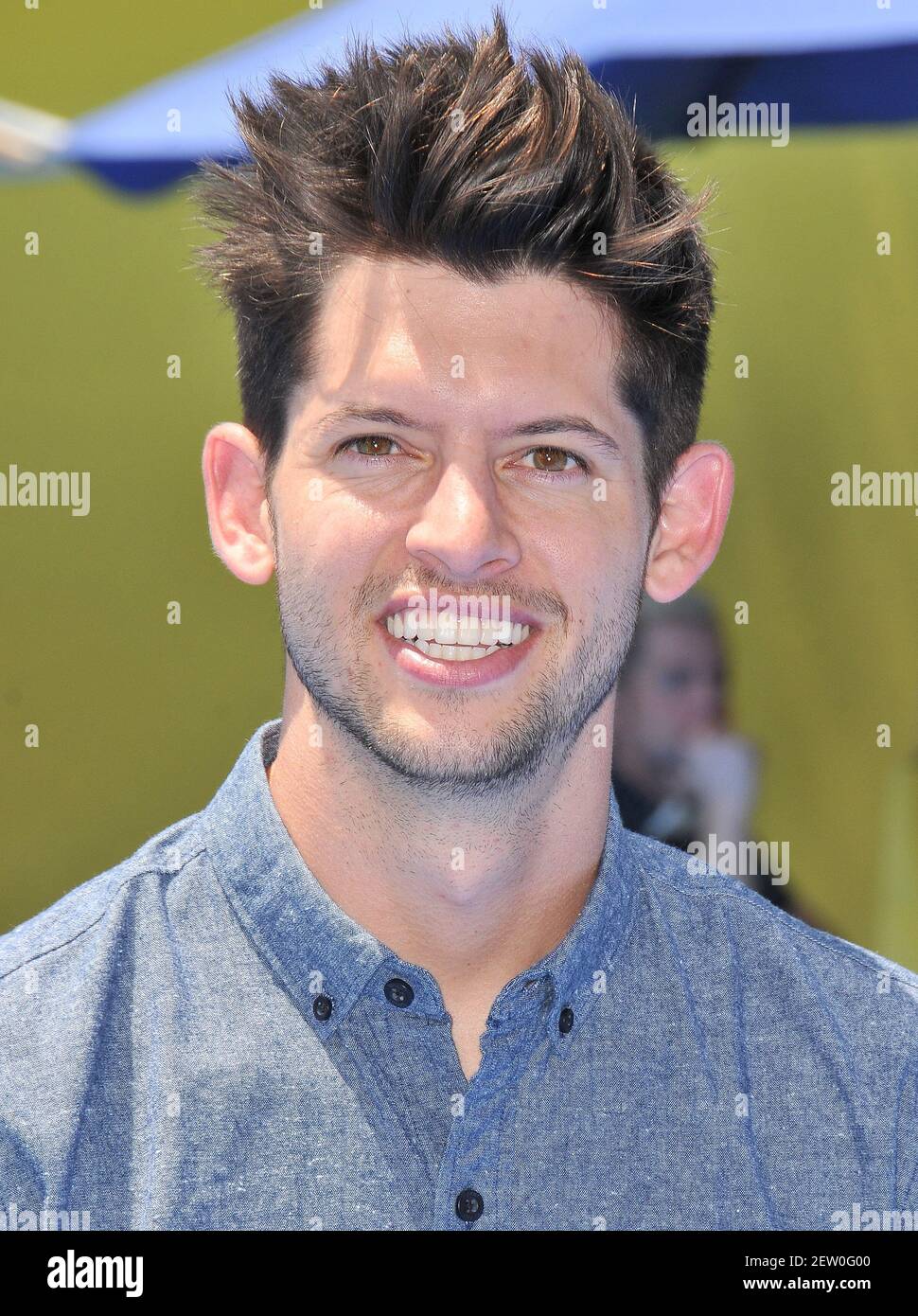 Hunter March arrives at "The Emoji Movie" Los Angeles Premiere held at ...
