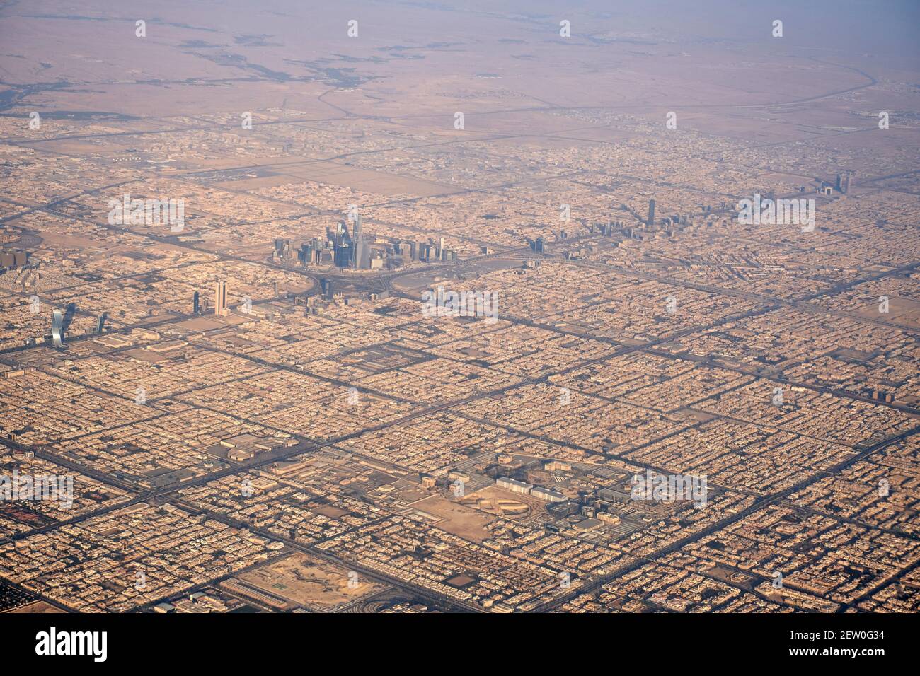 Riyadh saudi arabia aerial view hi-res stock photography and images - Alamy