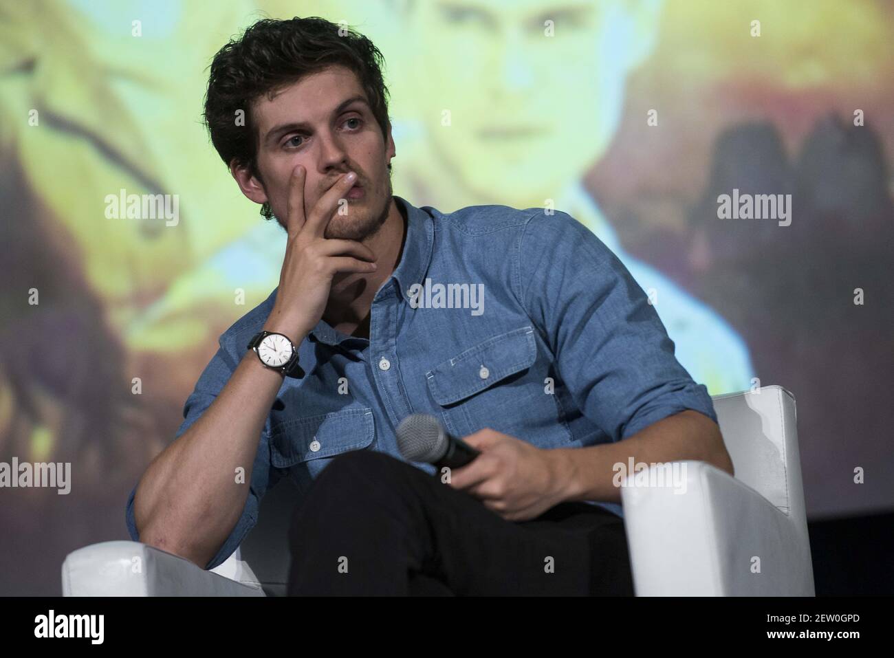 English actor Daniel Sharman attends to fan event of Fear The Walking ...