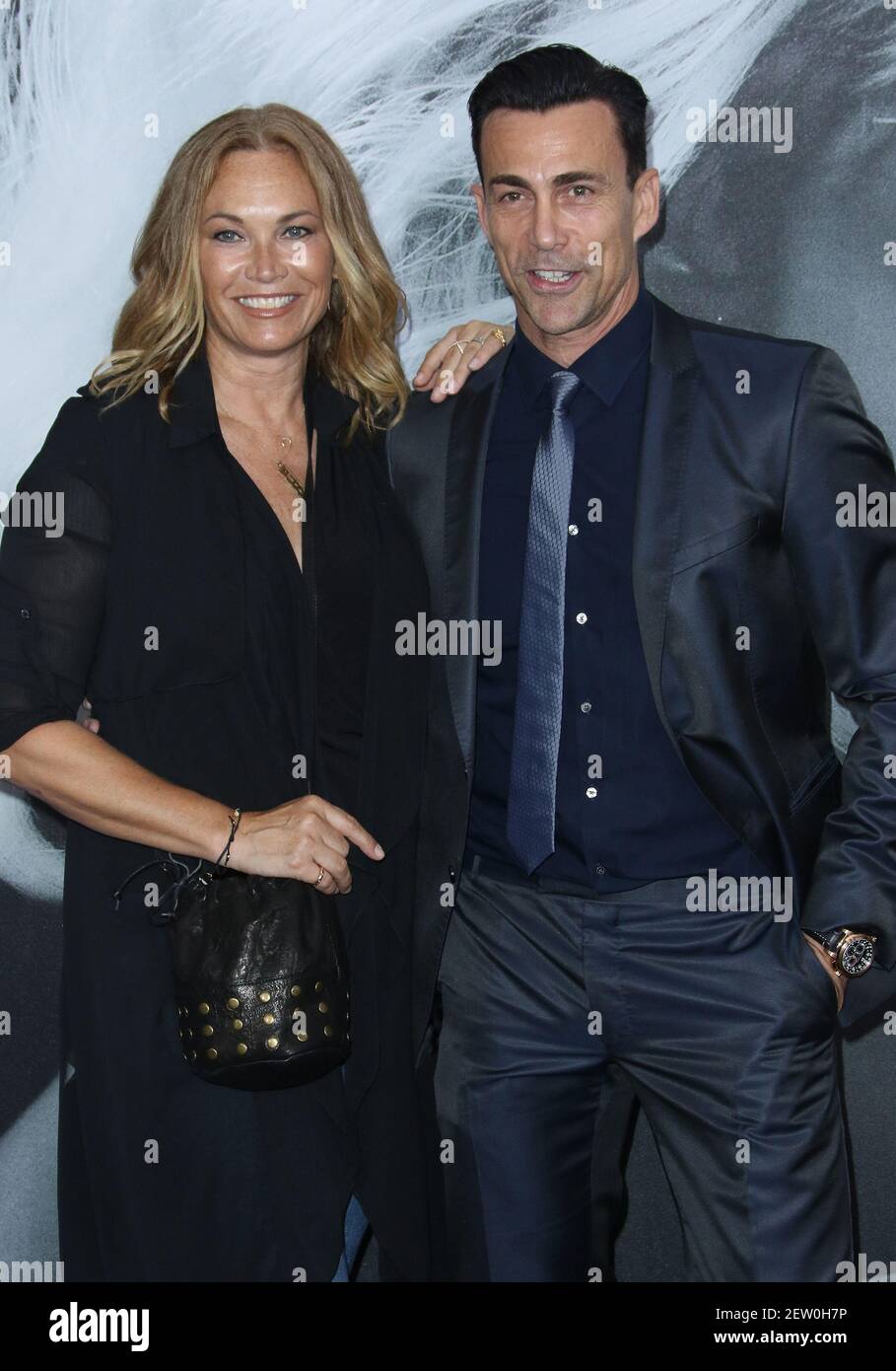 Daniel Bernhardt and Lisa Stothard at the Premiere Of Focus Features ...