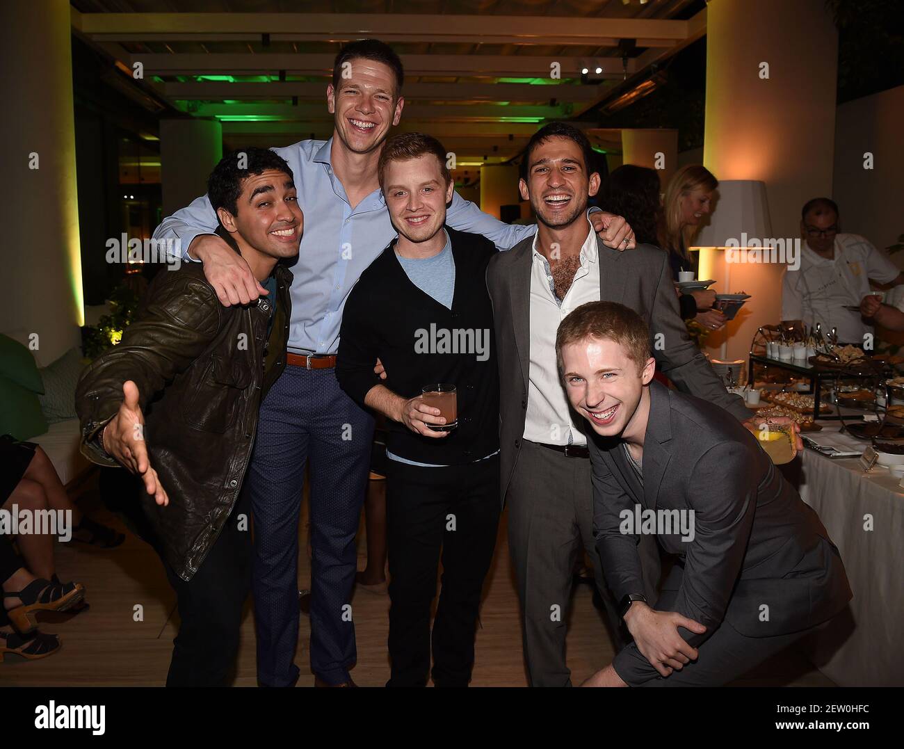BEVERLY HILLS - JULY 24: (L-R) E.J. Bonilla, Jon Beavers, Noel Fisher ...