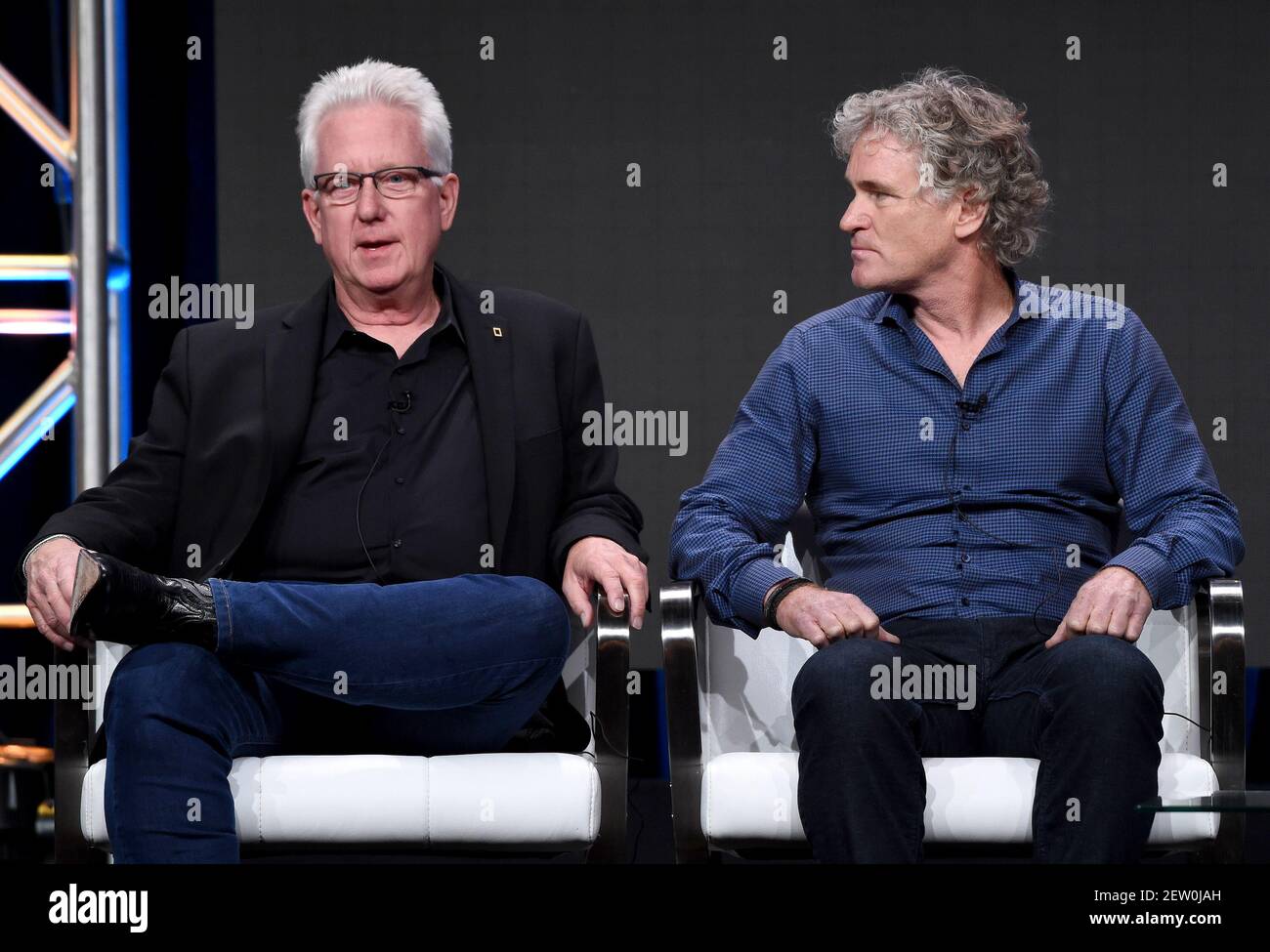 BEVERLY HILLS - JULY 25: (L-R) Steve Winter and Bob Poole onstage ...