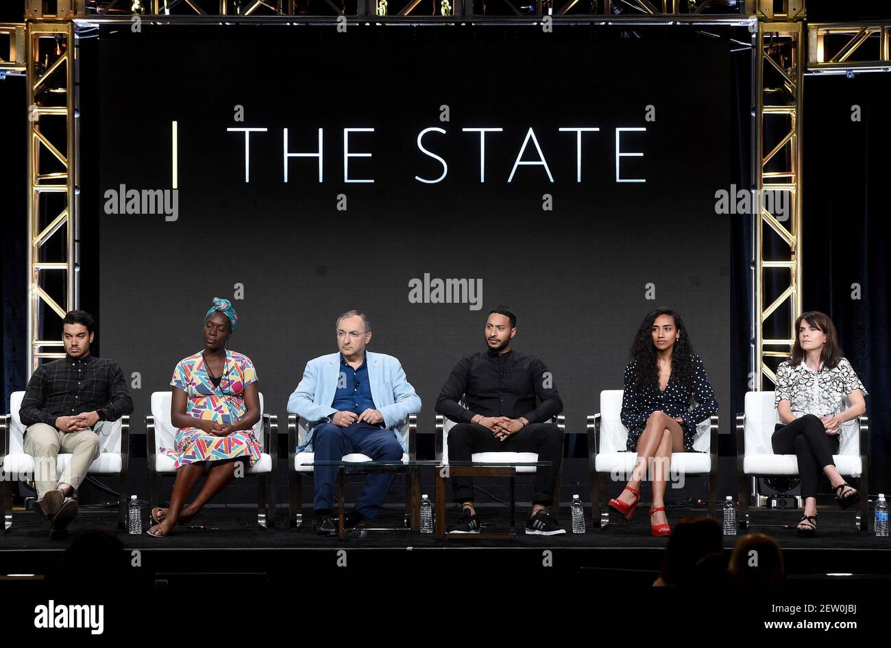 BEVERLY HILLS - JULY 25: (L-R) Sam Otto, Ony Uhiara, Peter Kosminsky ...