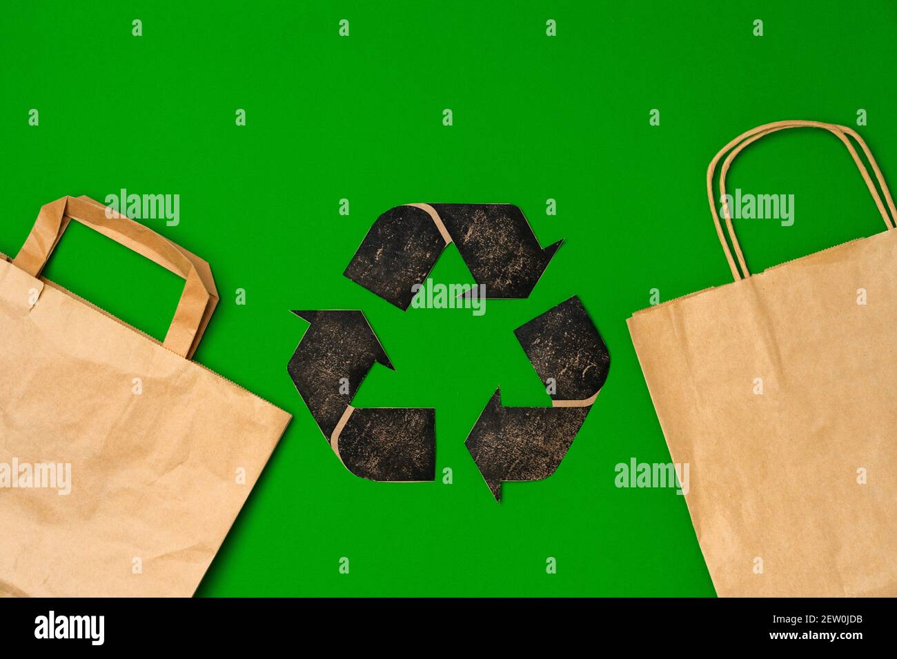 Concept of paper recycling, eco friendly consumerism Stock Photo - Alamy