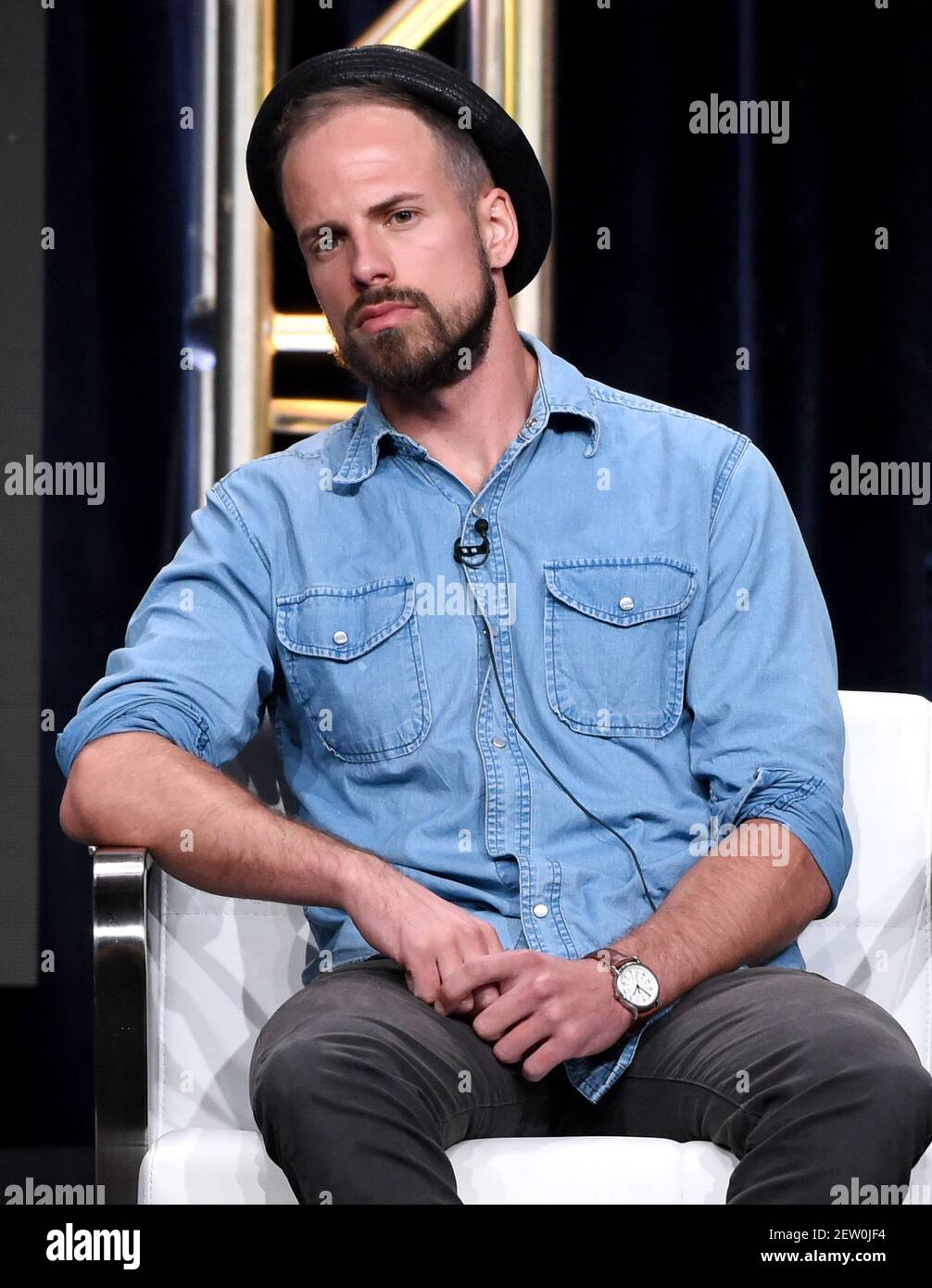 BEVERLY HILLS - JULY 25: Joshua Coombes onstage during the panel for ...