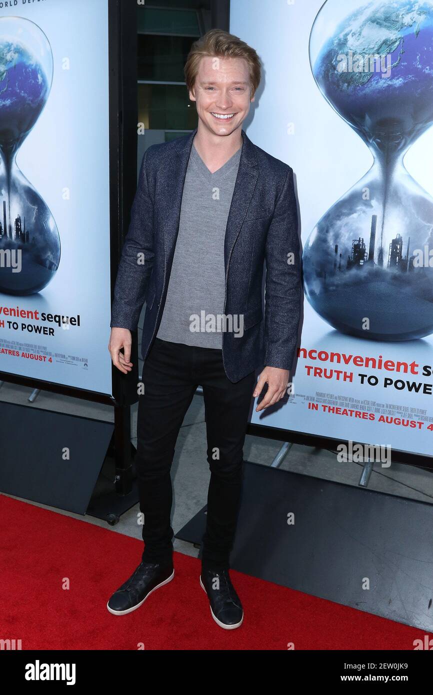 Actor Calum Worthy at the Screening Of Paramount Pictures' "An ...