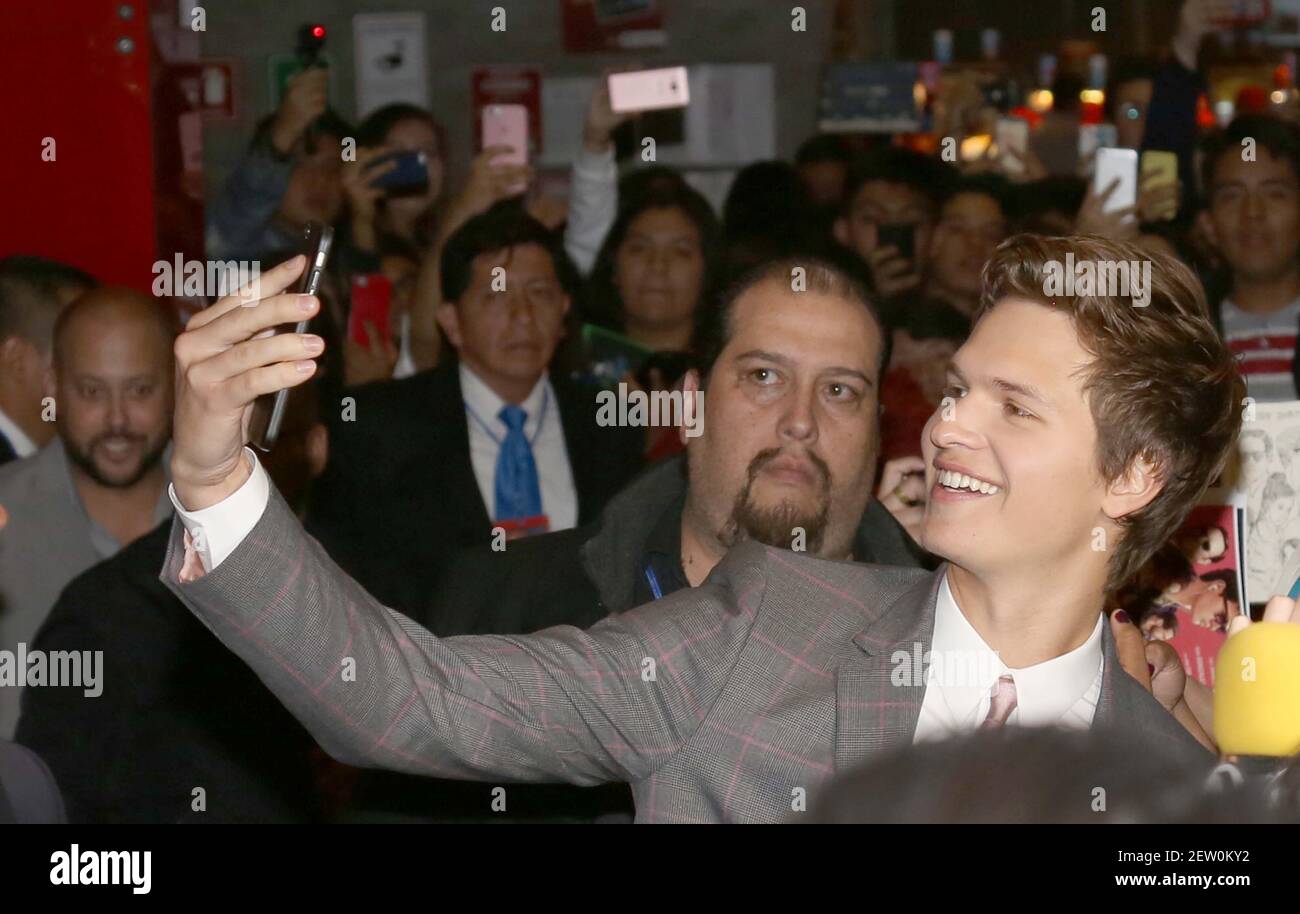 Ansel Elgort? attending the Baby Driver film premiere on July 26, 2017 ...