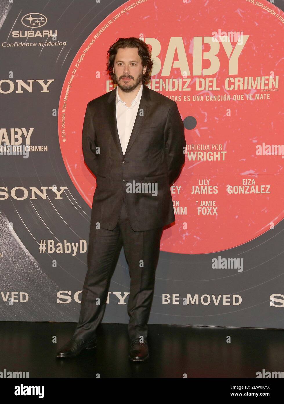 Edgar Wright? attending the Baby Driver film premiere on July 26, 2017 ...