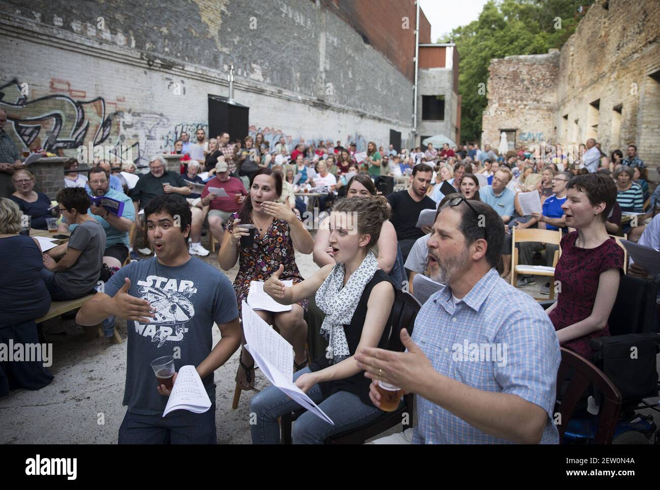 From left, Sean Barker of Chanhassen, Becca Buck of Minneapolis, Casey ...