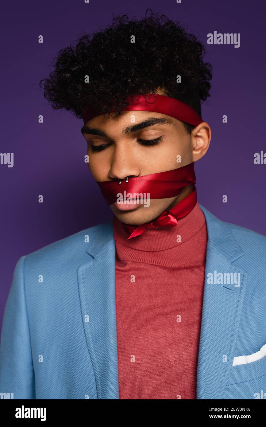 Red satin jacket hi-res stock photography and images - Alamy