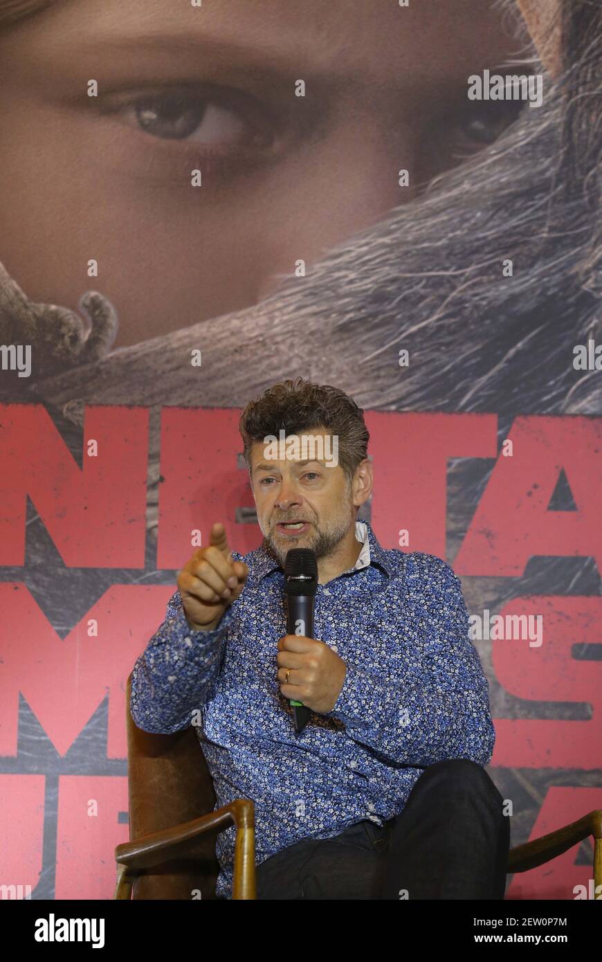 Actor Andy Serkis, Caesar in War for the Planet of the Apes attends a ...
