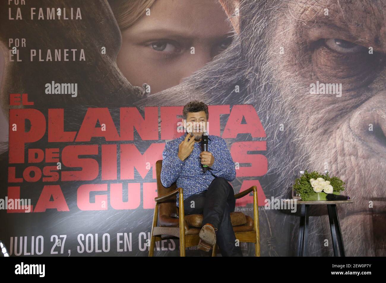 Actor Andy Serkis, Caesar in War for the Planet of the Apes attends a ...